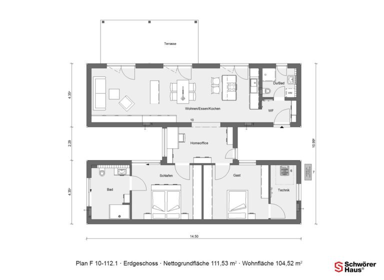 2 Modulhäuser als Bungalow | SchwörerHaus